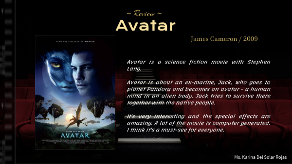Movie review - Avatar | Genially