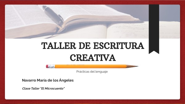 Clase Taller El Microcuento | Genially
