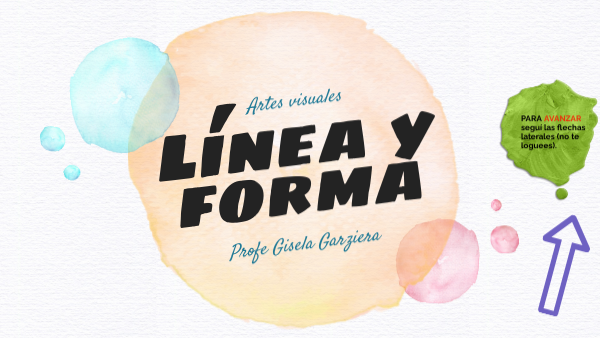 Artes Visuales 2º año - Línea y forma