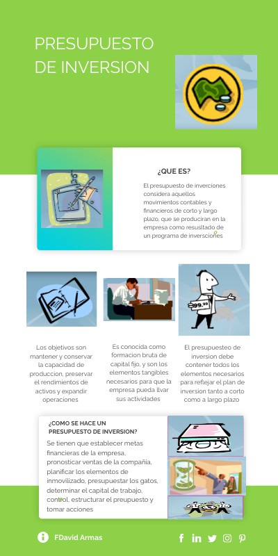 INFOGRAFIA DE PRESUPUESTO DE INVERSION | Genially
