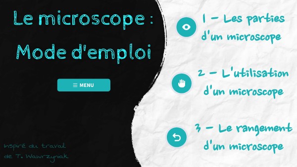 Le microscope - mode d'emploi | Genially