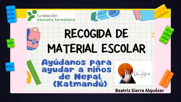 3º Recogida de material escolar | Genially