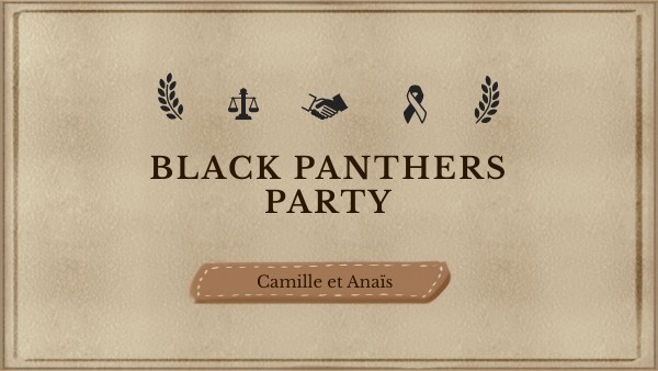 black panthers party