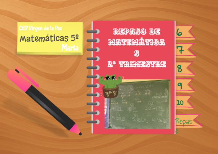 Repaso mate segundo trimestre | Genially
