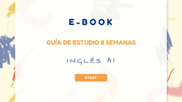 E-book Weekly Study Guide 8 English A1_951 | Genially