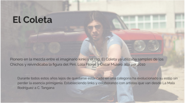 Dossier El Coleta | Genially