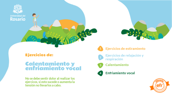 Guía calentamiento y enfriamiento vocal