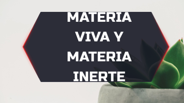 materia inerte y materia viva | Genially