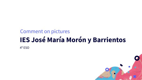 Comment on pictures SP | Genially