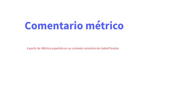Métrica | Genially