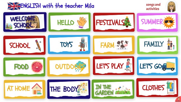 English class routines and topics | Genially