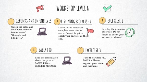WORKSHOP LEVEL 6 - JULY 21ST | Genially