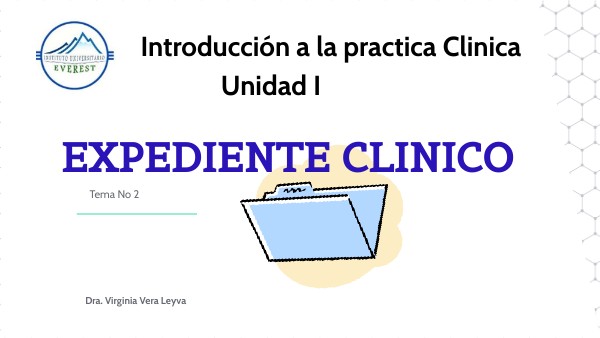 Expediente Clínico | Genially