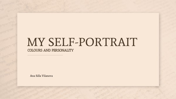 My self port-trait | Genially