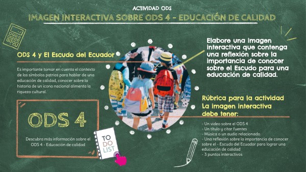 IMAGEN INTERACTIVA SOBRE ODS 4 - EDUCACIÓN DE CALIDAD | Genially