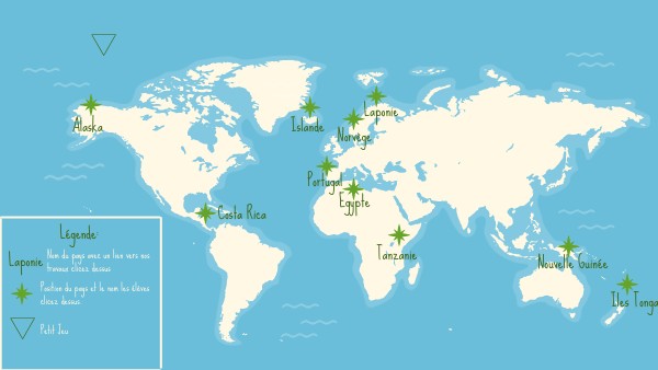 ILLUSTRATED WORLD MAP