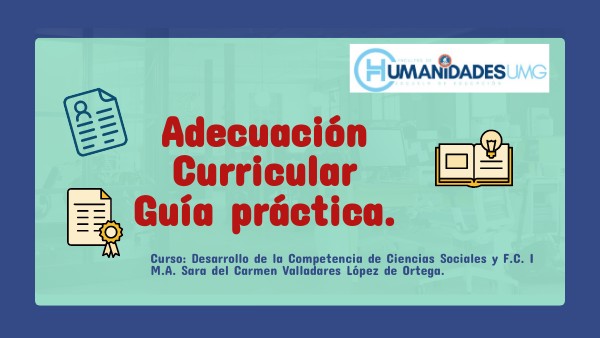 ADECUACION CURRICULAR guía práctica | Genially