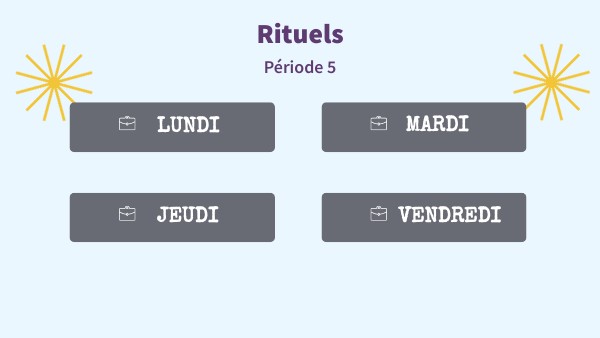 P5 - Semaine 5 | Genially