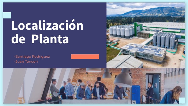 Localización de la planta | Genially