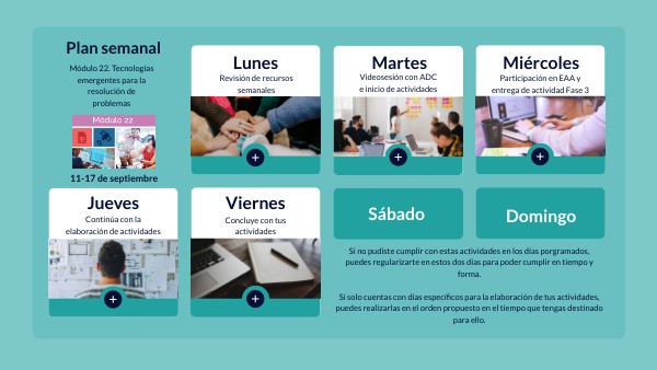 Plan de trabajo S2 | Genially