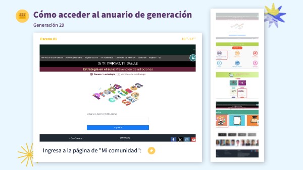 Acceso al anuario de generación | Genially
