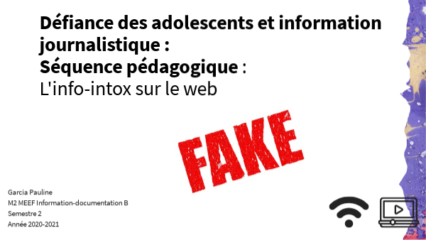 Défiance ados info journalistique - Kapoian - collège