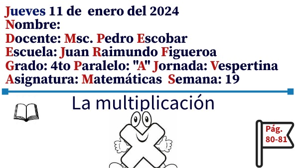 Multiplicación