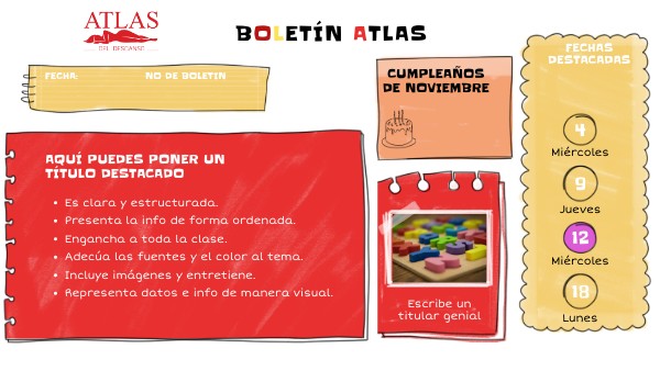 Boletín Atlas | Genially
