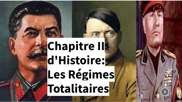 Les régimes totaliaires | Genially