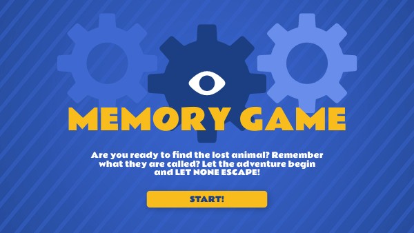 MEMORY GAME | Genially