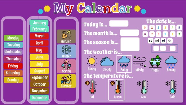 My Calendar | Genially