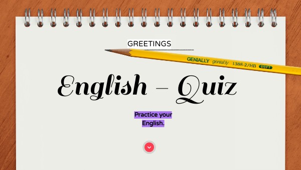 Greetings QUIZZ | Genially