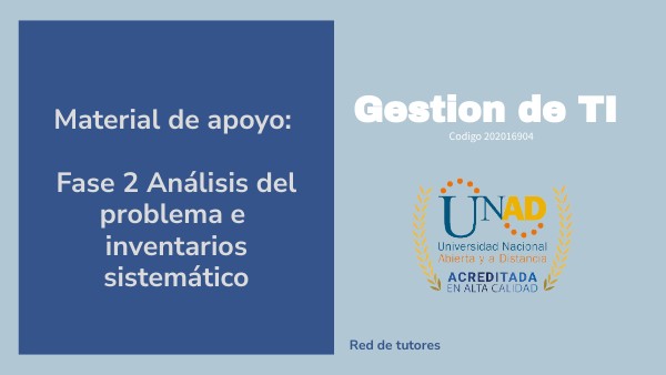 GESTION TI - ITIL V4 | Genially