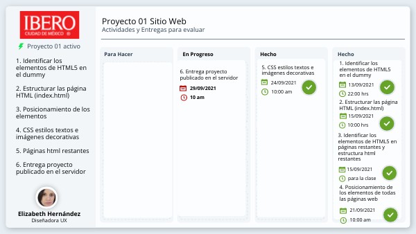Proyecto 01: Calendario