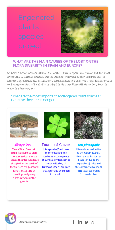 ENGENERED PLANTS SPECIES PROJECT ADRIANA BATRES CALLEJO | Genially