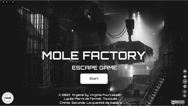 2nde 2019 ch 05 Mole ESCAPE GAME FACTORY Quantité de matière