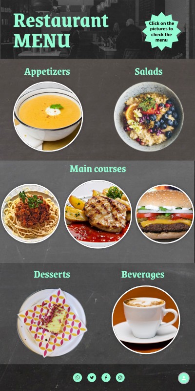 RESTAURANT MENU | Genially