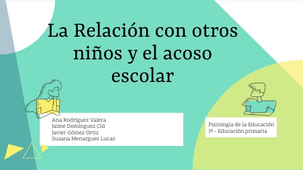 La relación con otros niños