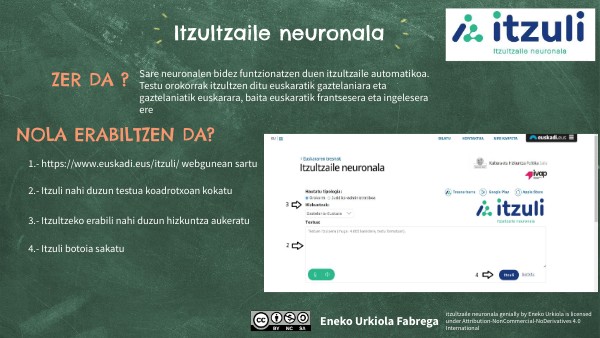 itzultzaile neuronala