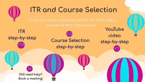 ITR & Course Selection