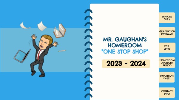 Mr. Gaughan's CCA Homeroom | Genially