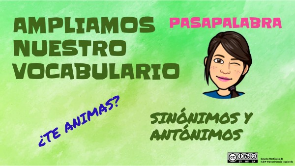 Copia - PASAPALABRA SINÓNIMOS Y ANTÓNIMOS SUSANA