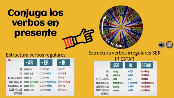 Verbos regulares en Presente del Indicativo | Genially