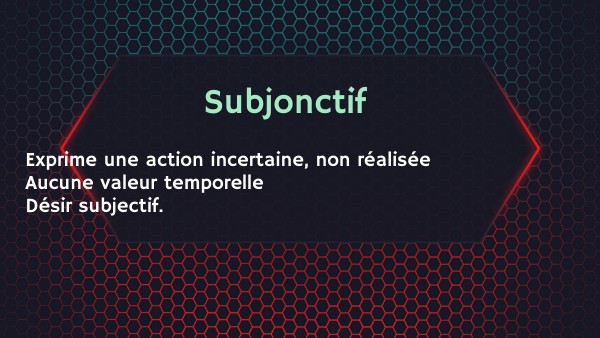 Subjonctif | Genially