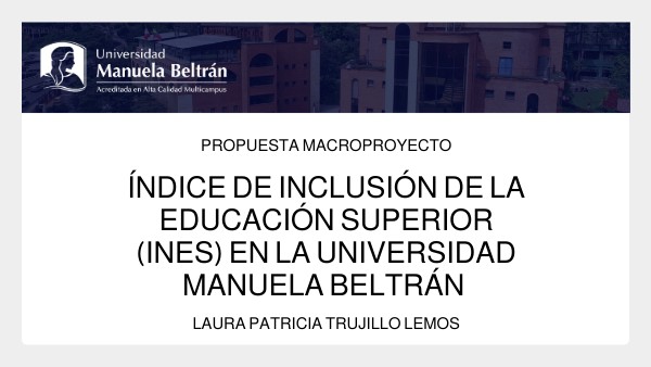 Macroproyecto 2 | Genially