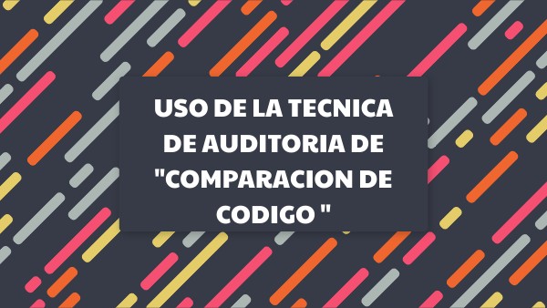 PRESENTACIÓN DE COMPARACION DE CODIGOS