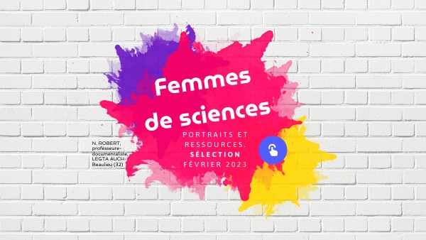 Femmes de sciences - sélection du CDI Beaulieu 2023