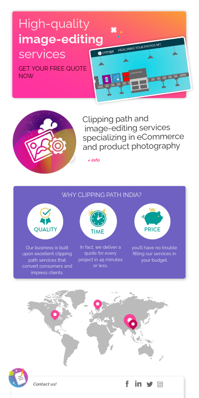 High-quality, professional clipping paths and image-editing services | Genially