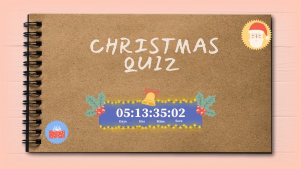 Christmas quiz 3e