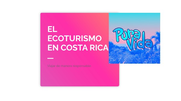 El ecoturismo en Costa Rica